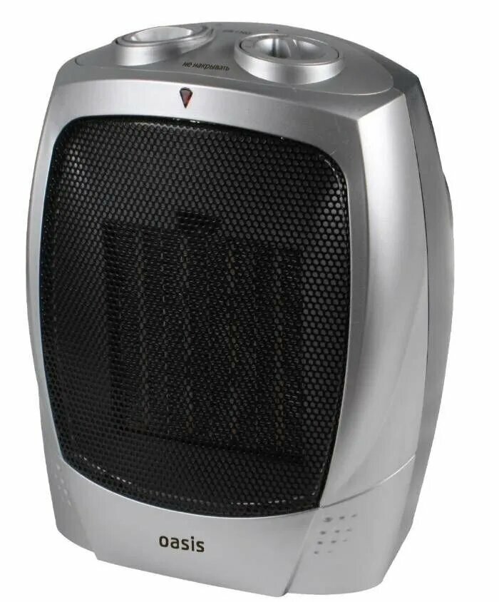 Тепловентилятор Oasis KS-15 серый, 1500 Вт, 20 м2