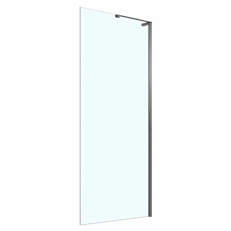 Душевая перегородка Azario Кронос 120х200 AZ-6310-120-BGM-CL брашированная вороненая сталь