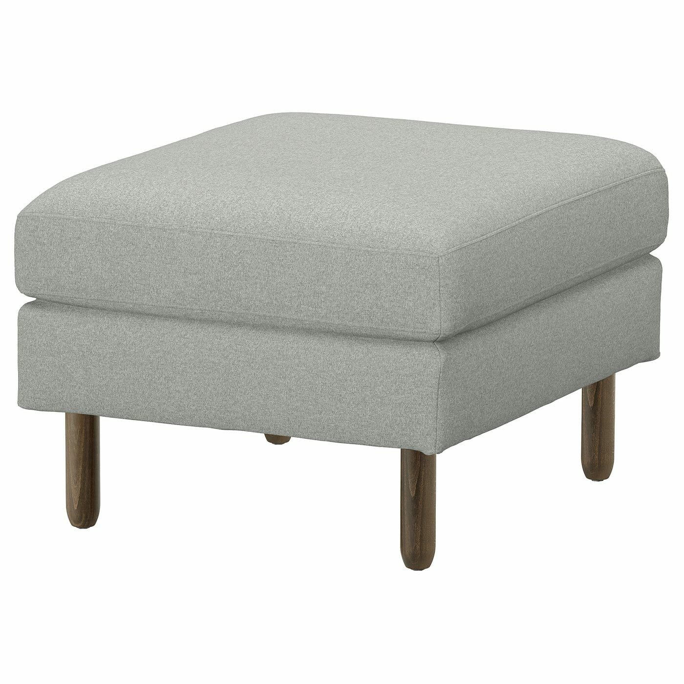 Пуф IKEA SALTSJ BADEN 996.276.01, деревянный, тканевый, серый