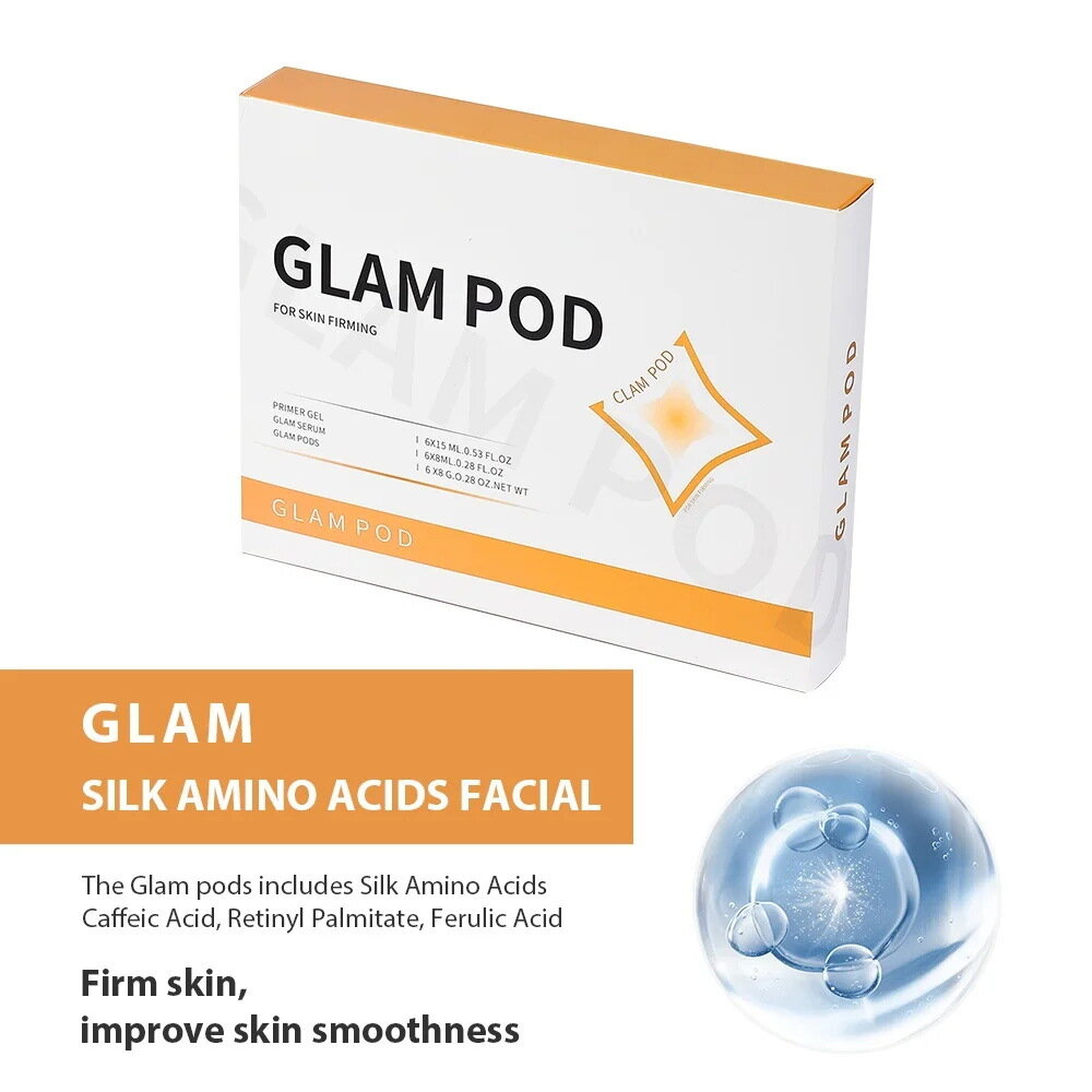 Устройство GLAM POD для очищения лица с кислородной пеной, с дорожным чехлом