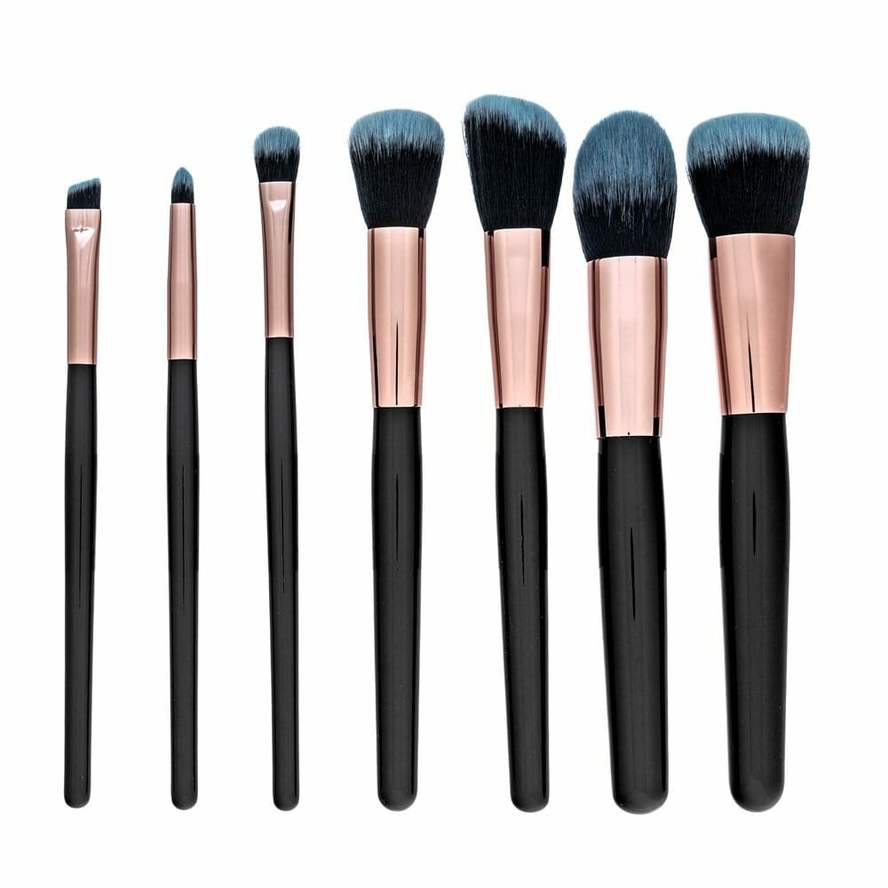 Набор аксессуаров для макияжа MIMO Makeup Brush Set Black 7 шт