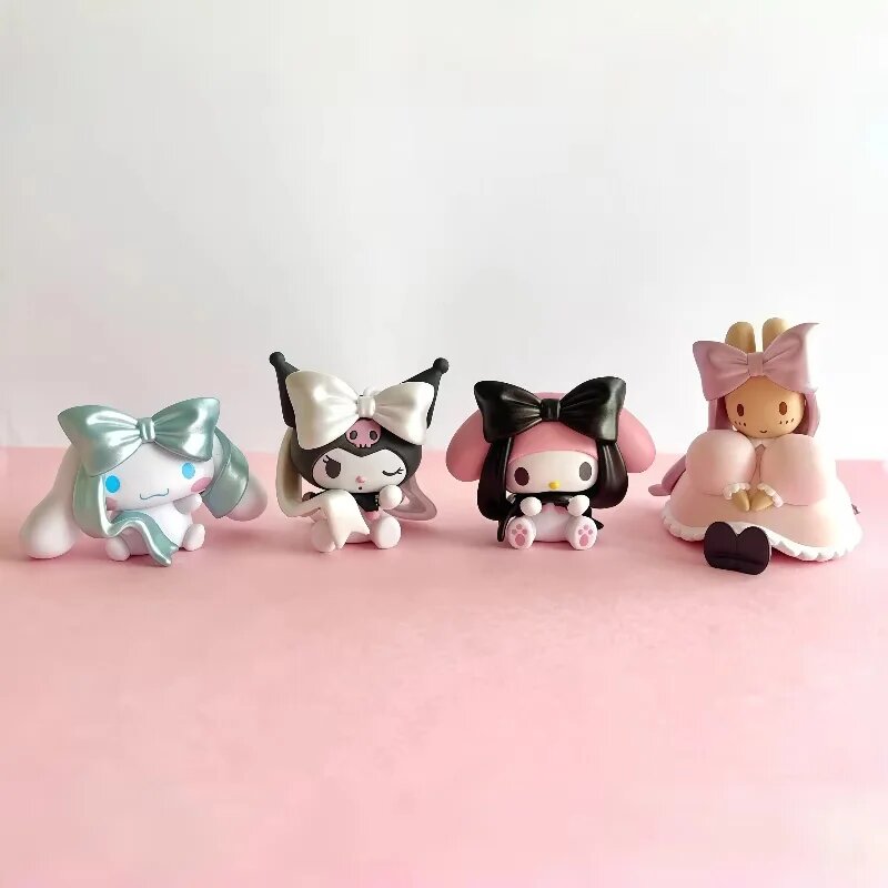 Мини-фигурка Sanrio 4 шт. в коробке, Цвет: whole box 4 pcs