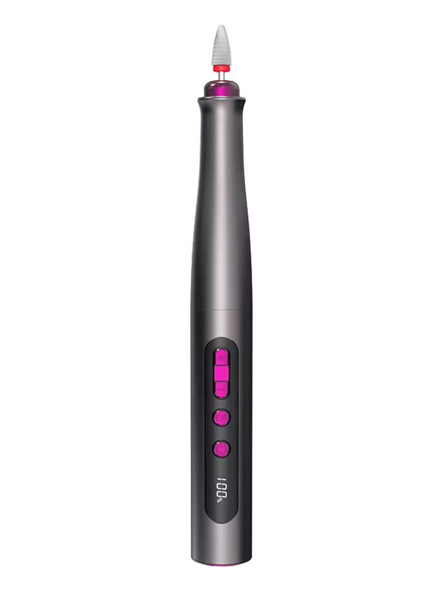 Аппарат для маникюра и педикюра SenCiciMen Cordless Portable Electric Nail Drill 35000 RPM 12 Grinding Heads (VC-15) Black