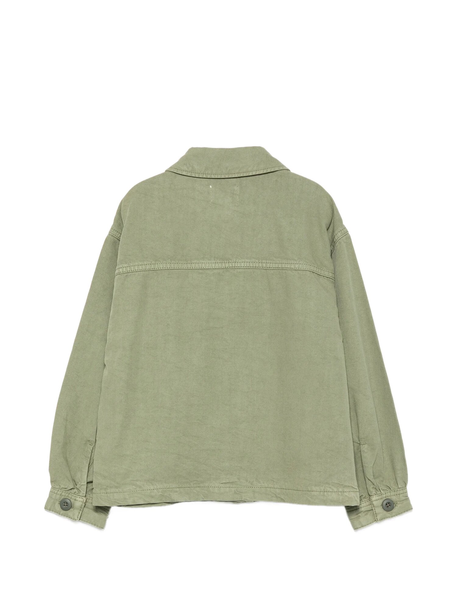 Рубашка BELLEROSE Azucar button-front overshirt, размер 10 лет, зеленый, — фото 1