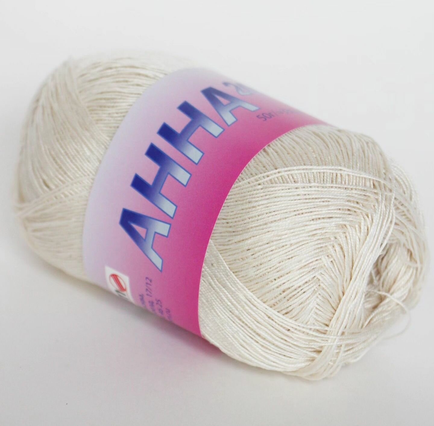 100% хлопок Анна 20 №501 SEAM 50гр*330м*10шт натуральный