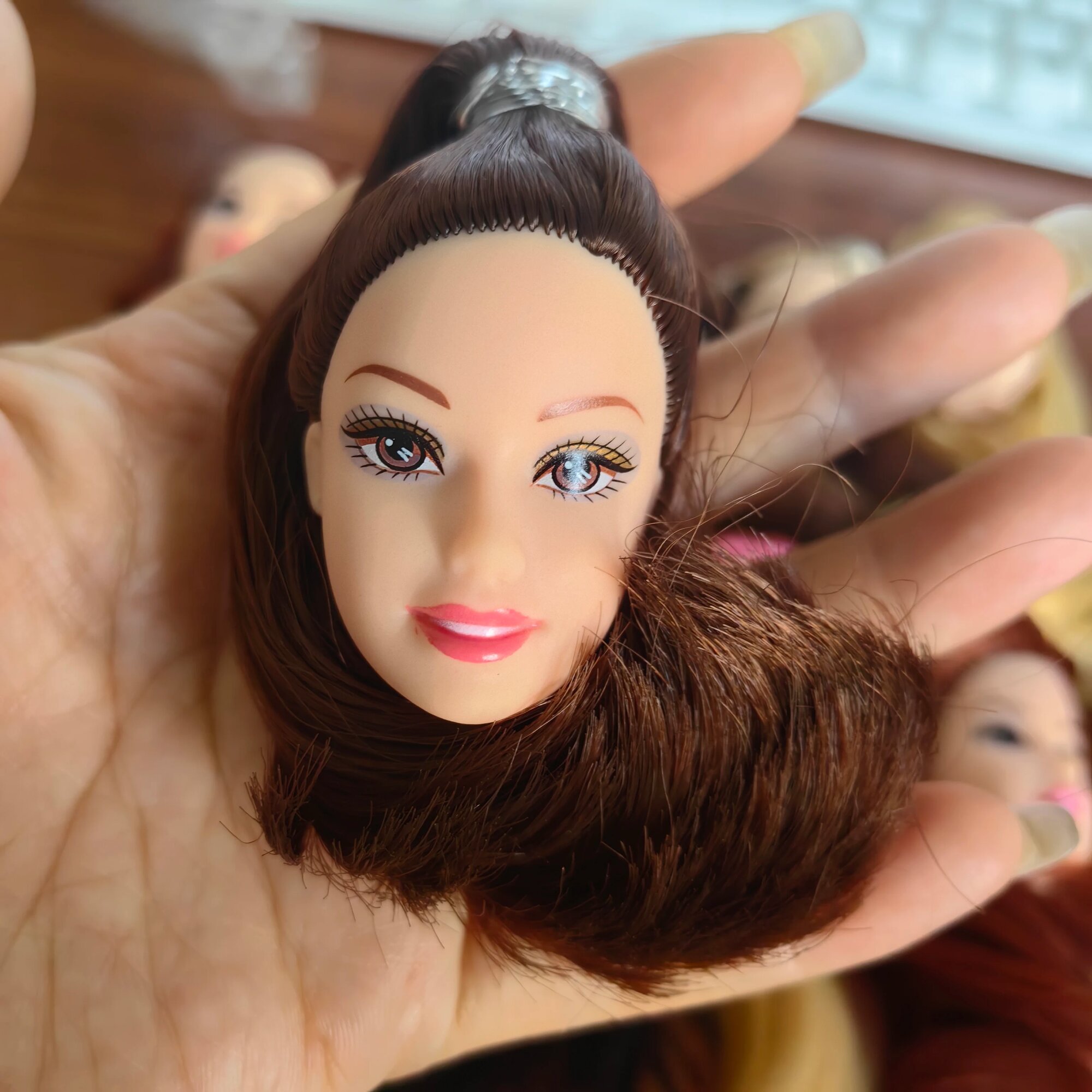 Кукла голова Princess BABI, светло-зеленый