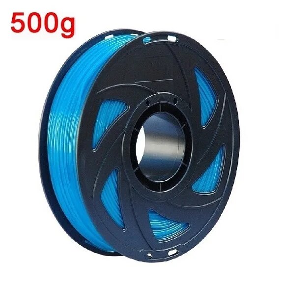 EasyThreed Гибкий TPU Фलмент 1.75 мм Сине-зеленый 1 кг Синий, Blue-500g