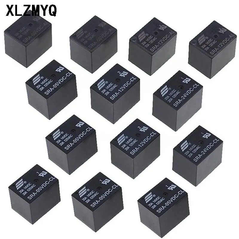Реле Mini Power Relay 100 шт. SRA-05VDC-AL 4PIN