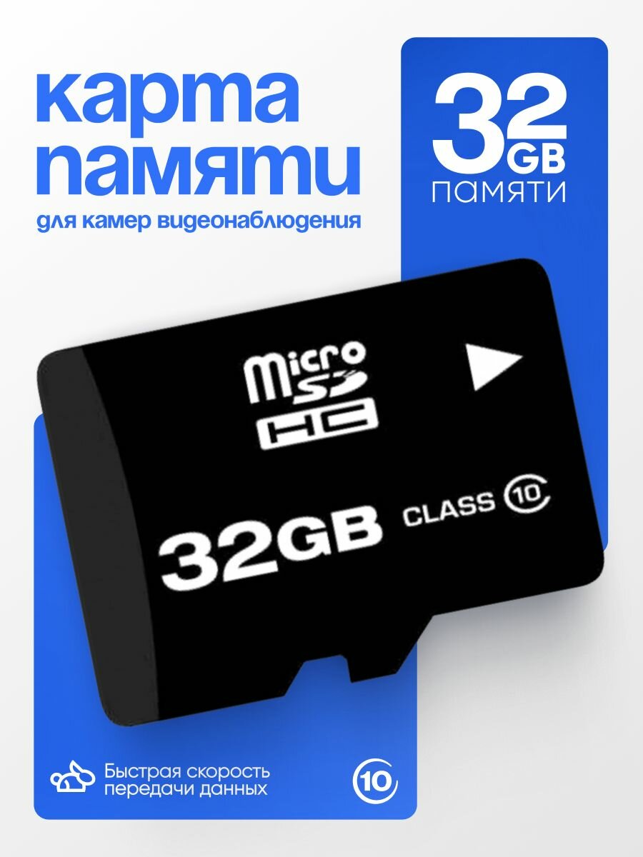 Карта памяти micro sd 32 GB / Флешка микро сд 32 гб