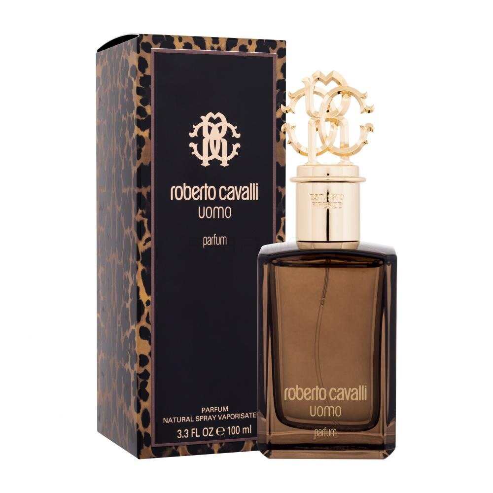 Roberto Cavalli Uomo Parfum 100 мл духи для мужчин, восточные, пряные