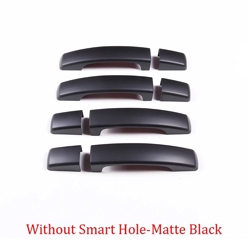 Наклейки на дверные ручки Land Rover Matte Black style 2