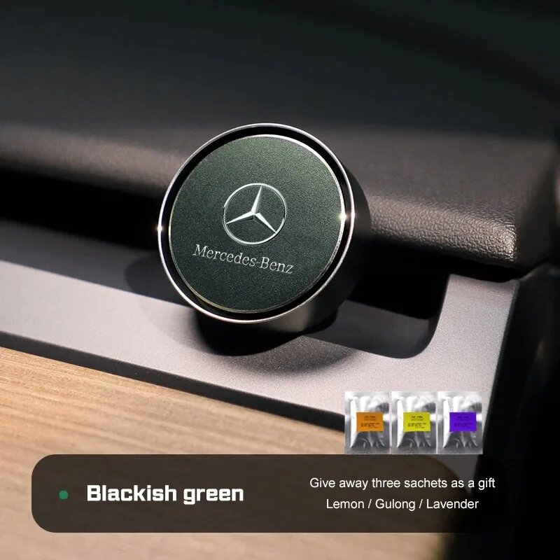 Ароматизатор воздуха для автомобилей Mercedes-Benz AMG A, B, C, E, S, V, A45, C43, CLA, R-Class, GLA, GLB, твердый диффузор ароматов для воздуховодов.