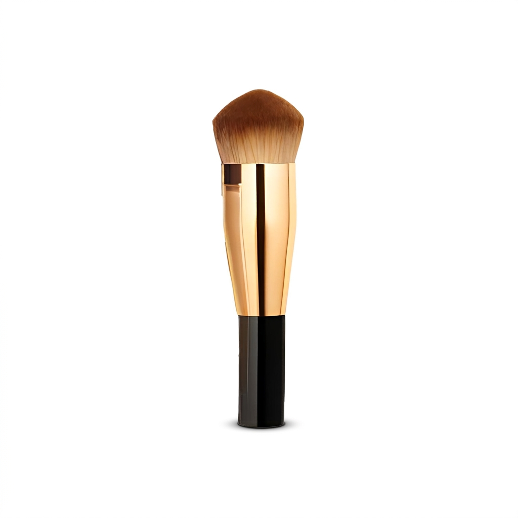 Набор кистей для тональной основы женский CHANEL Luxury Style Refining Liquid Foundation Set Makeup Brush, Celebrity Gold Brick Pink Foundation Brush Base Layer 1122657706