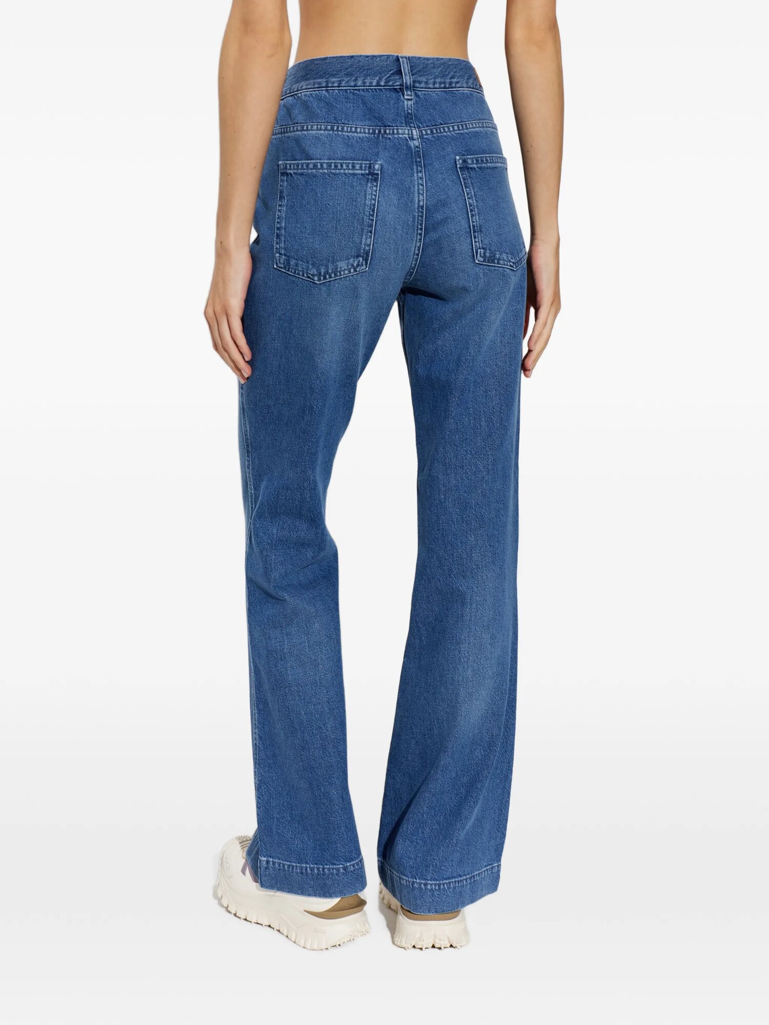 Джинсы Moncler Button-fastening jeans, размер 42, синий — фото 1