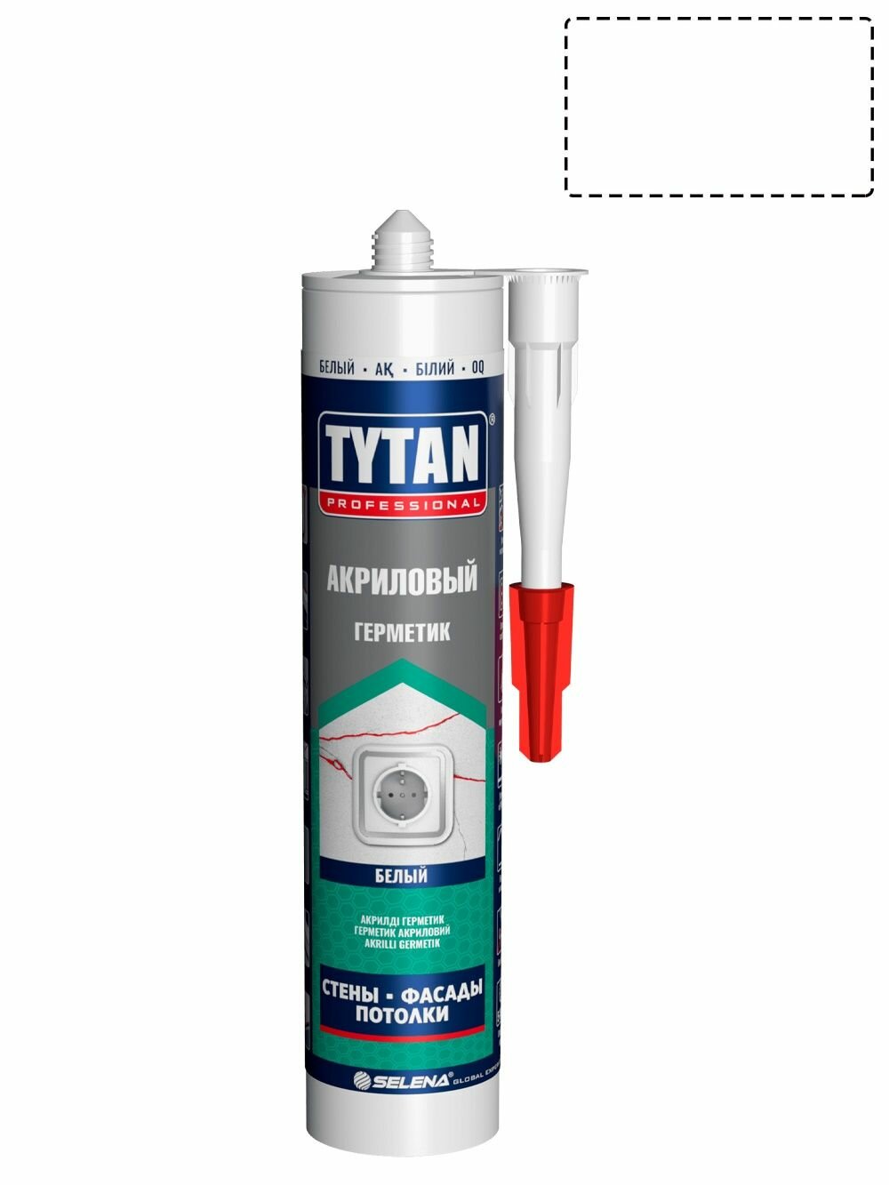 Герметик акриловый Tytan Professional белый 280 мл