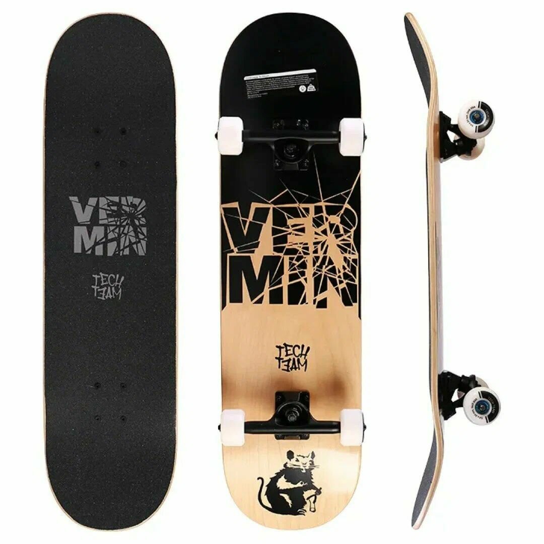 Скейтборд Tech Team Vermin (32x8.5) Maple Split — фото 1