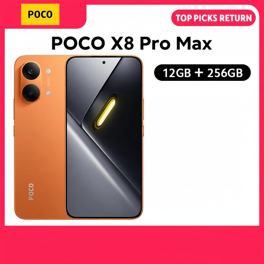 Смартфон Poco X8 Pro Max, 12/256ГБ, global