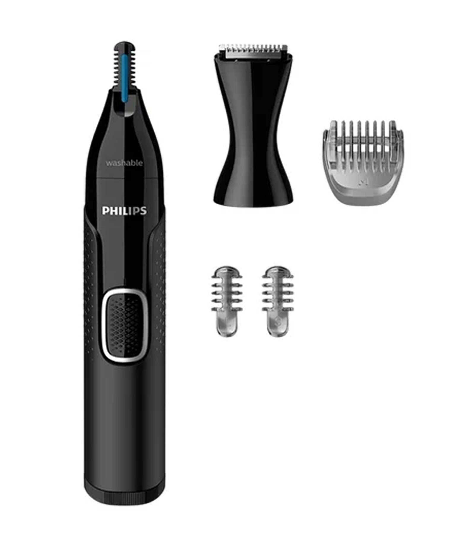 Триммер для волос Philips NT5650/16, для бровей, ушей, носа, влагозащищенный, черный