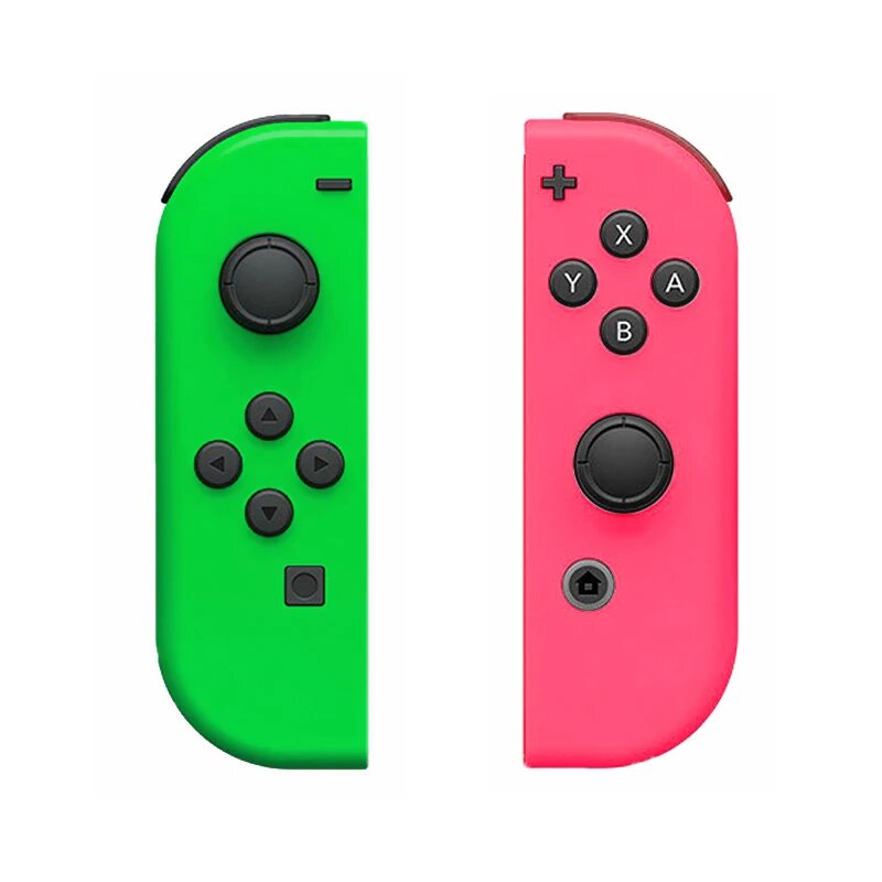 Корпуса для Nintendo Switch Joy-Con ONETOMAX, зеленый, фиолетовый, желтый, Зеленый, Green Pink