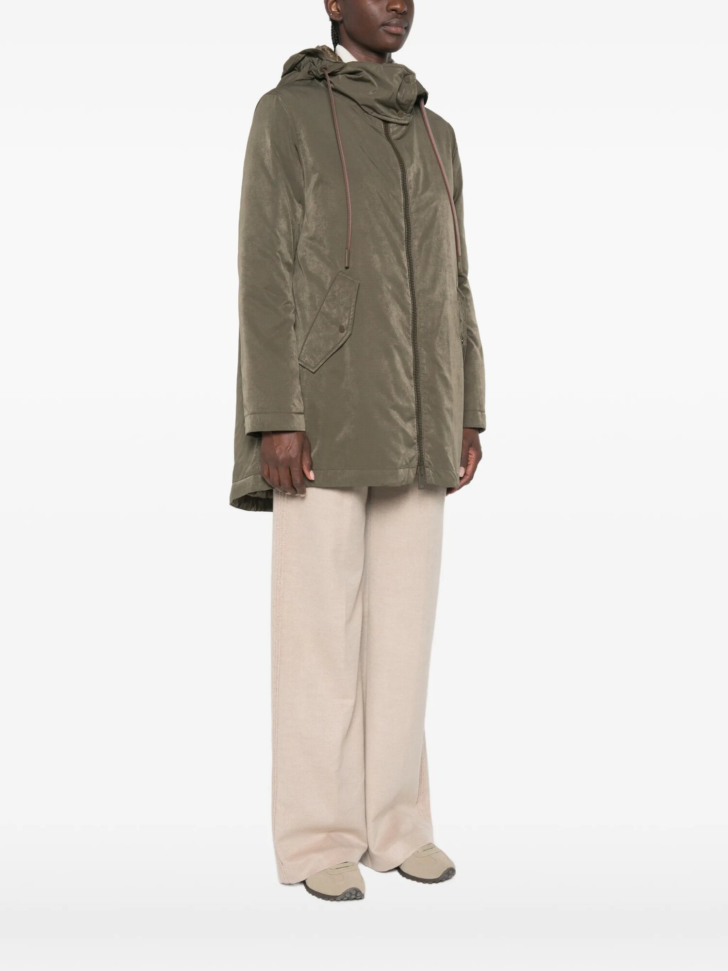 Топ Herno Hooded ripstop parka, размер 48 — фото 1