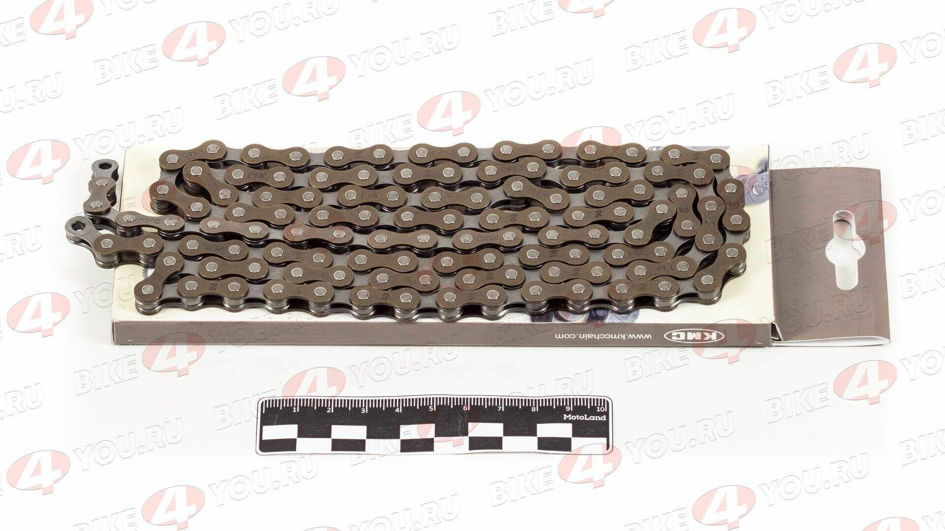 Цепь вело KMC 9 ск, 1/2"X11/128"Х116, серая (Z99)