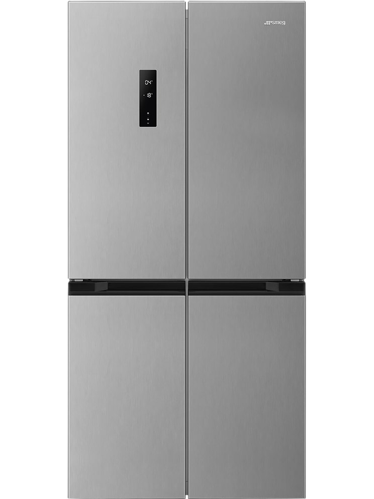 Холодильник Smeg FQI48XD, трёхкамерный, D, 488 л, морозилка 166 л, нержавеющая сталь