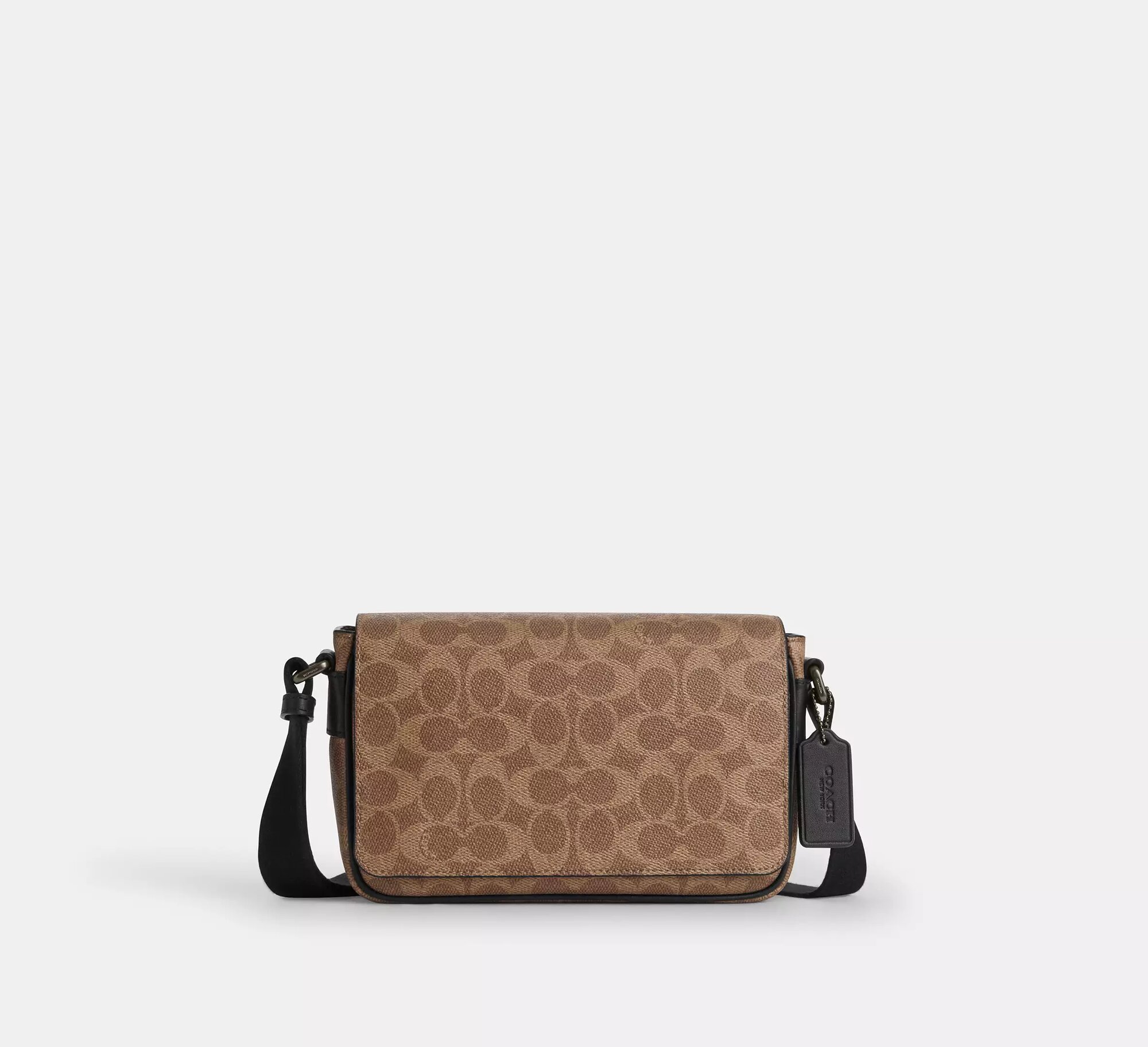 Сумка кросс-боди Jack Small Flap Crossbody Bag In Signature Canvas