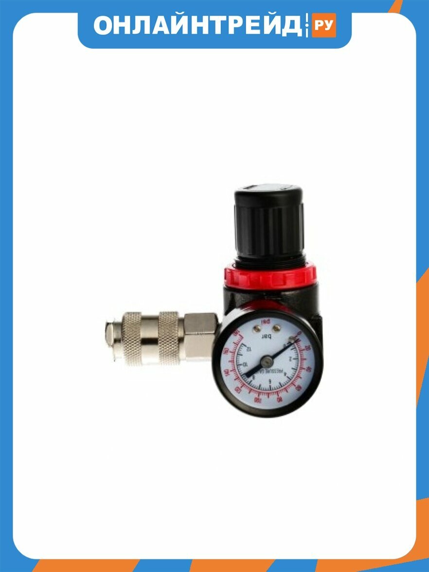 Редуктор с манометром Elitech внутренняя резьба 1/4" 0-12бар 1шт