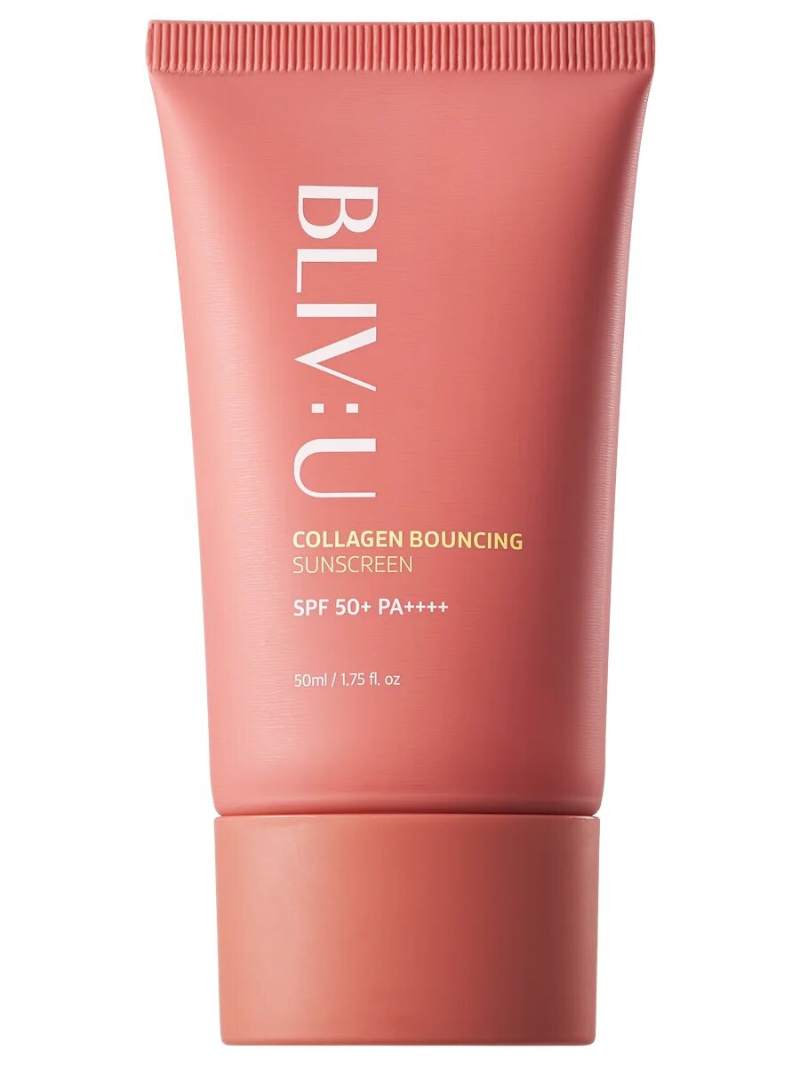 BLIV: U Коллагеновый солнцезащитный крем с пептидами SPF 50+ PA++++ Collagen Bouncing Sunscreen 50 мл