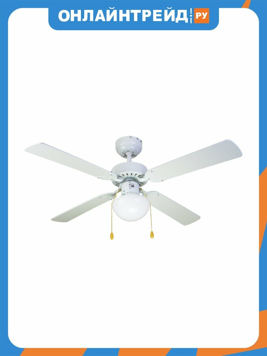 Люстра-вентилятор Dreamfan Vegas White 105 62105DFN