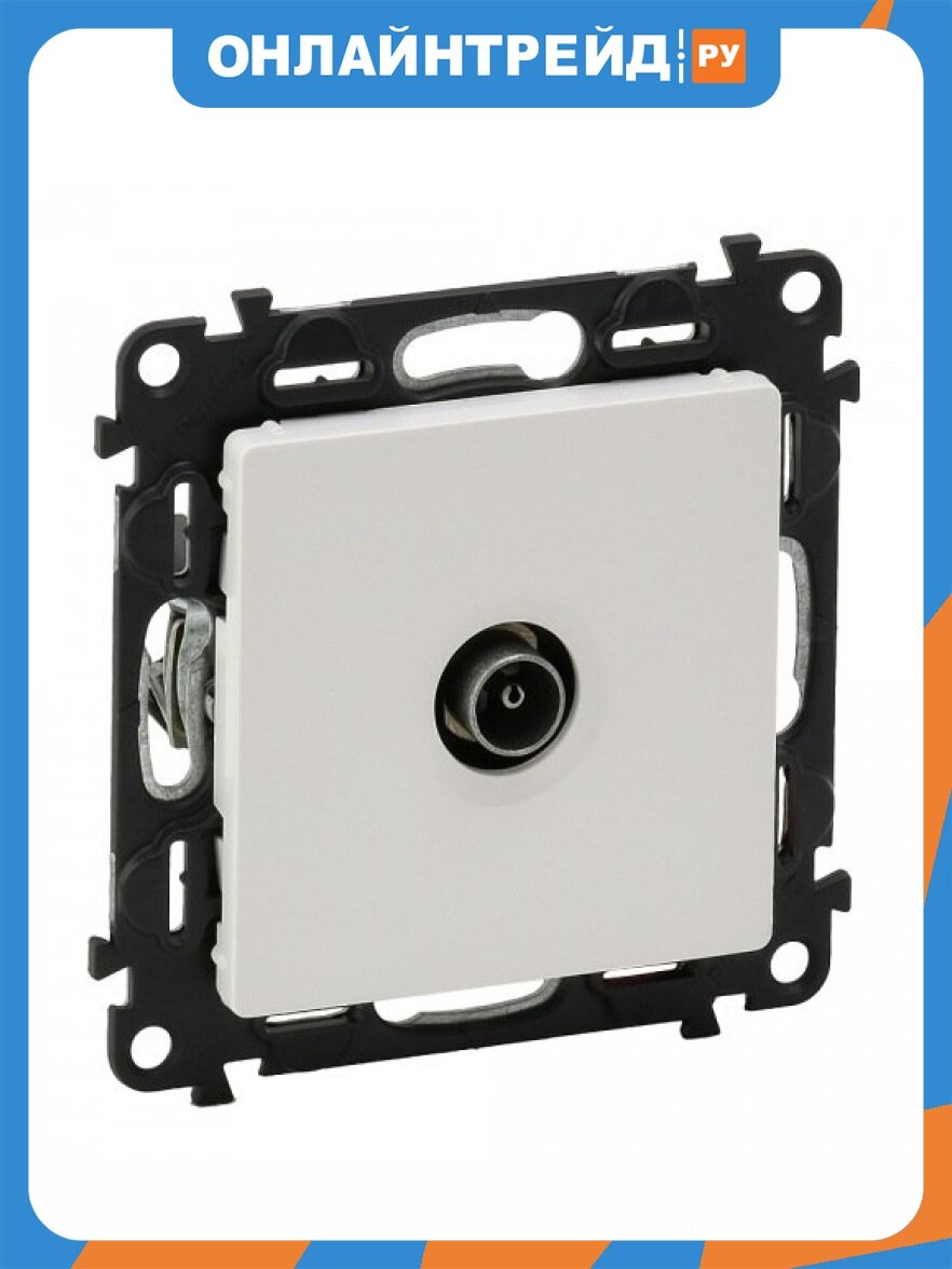 Розетка Legrand TV "звезда" 0-2400 МГц. Valena LIFE DIY белый, 753451