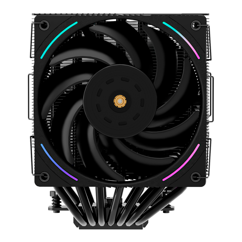 Кулер для процессора/ CPU Cooler Thermalright Phantom Spirit 120 EVO (4-pin PWM, 157mm, Ni/CU, 7x6mm, ARGB, 2x120mm, 69CFM, 27dBA, 2150RPM, S: 1700, 1200, 20XX, 115X, AM5, AM4)