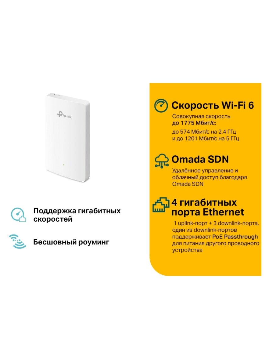 Точка доступа Tp-link EAP615-WALL — фото 1