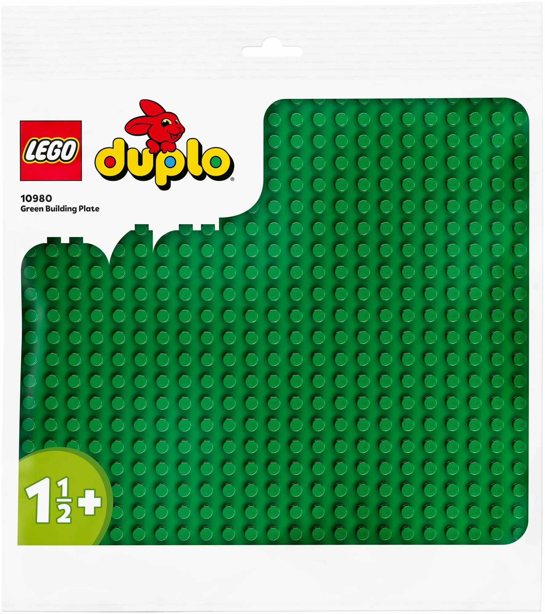 Конструктор LEGO DUPLO 10980 Зеленая пластина для строительства
