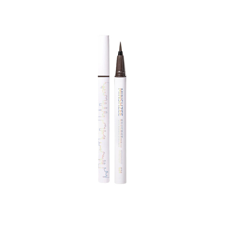 Подводка для глаз женская MINSHZEE City Memory Black Eyeliner Pen, оттенок 02 Dark Brown