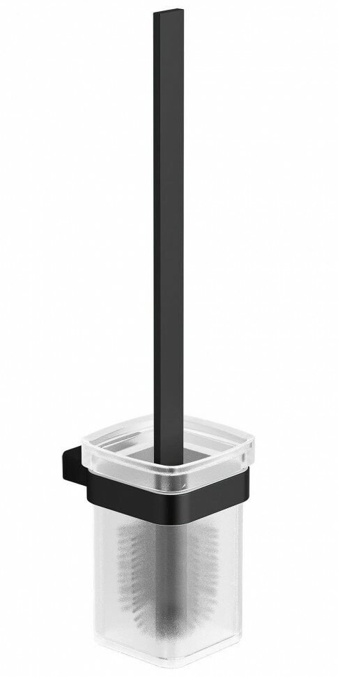 Ерш Langberger Vico SH 11325A-BP, подвесной, матированное стекло, черный, 9.6x39.2x12 см