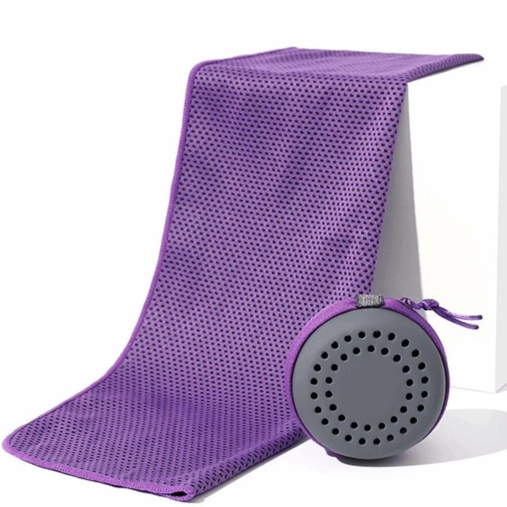 Быстросохнущее спортивное полотенце из микрофибры Фиолетовый, Purple