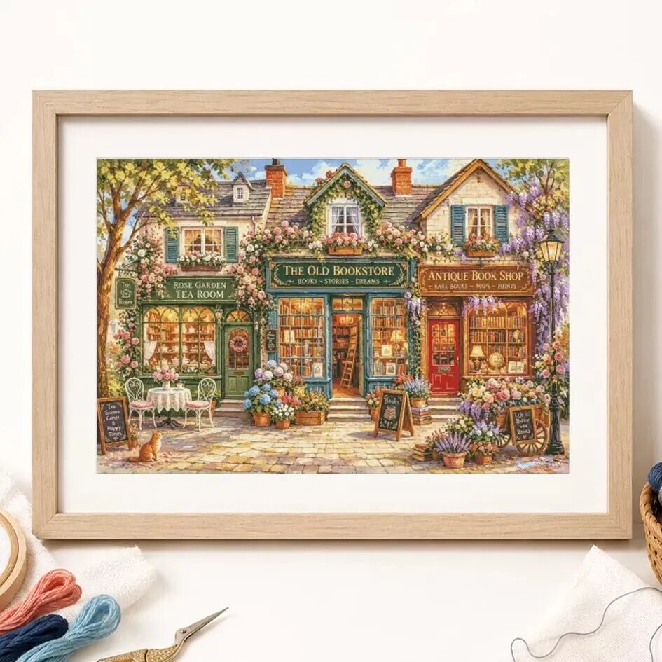 Набор для вышивания крестом JOYAUTUM мультфильм 14CT 16CT 18CT 112 цветов 16CT 89x63cm