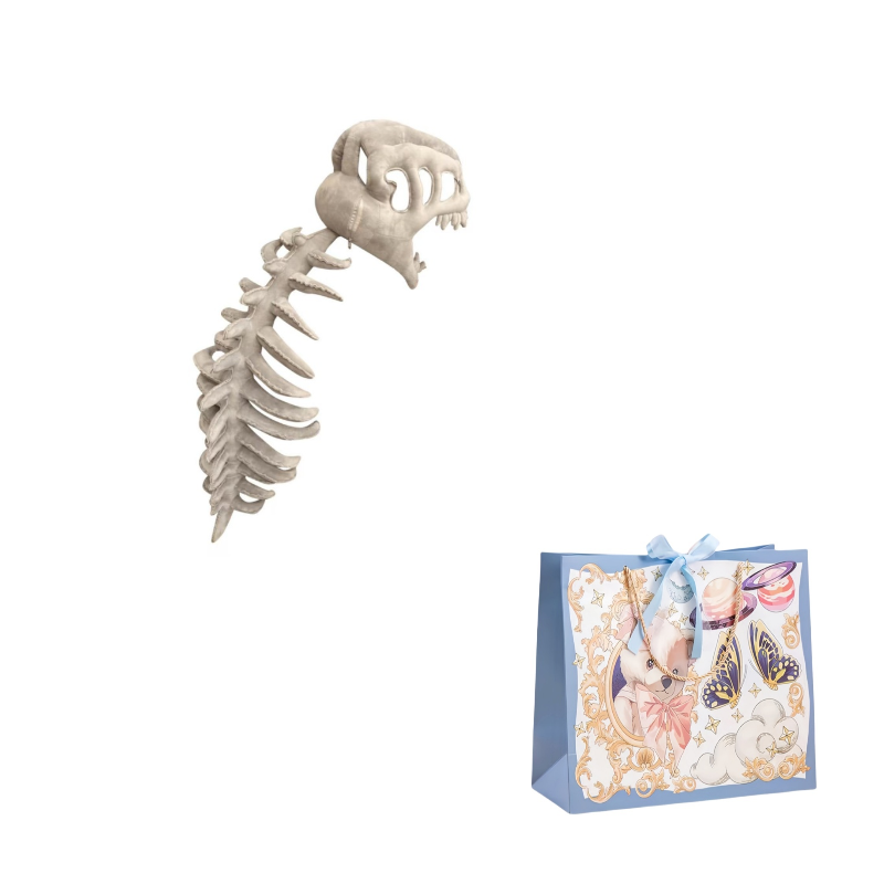 Наволочка для изголовья унисекс AOLETU Динозавр, Dinosaur Skeleton+Headset 75cm