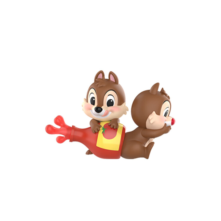 Коллекционные фигурки унисекс POP MART Disney Chip 'N Dale Playful Brother, Confirmed-Squeeze Ketchup (Open)