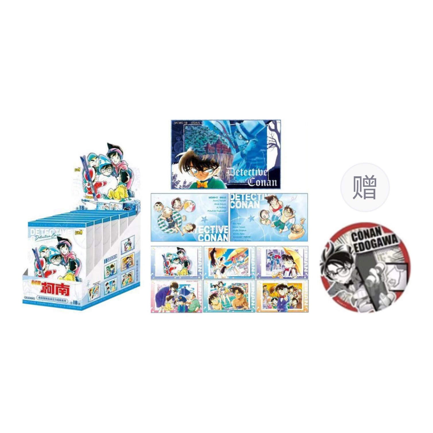 Коллекционные карточки унисекс KAYOU Detective Conan Mystery Boxes, 2 шт.