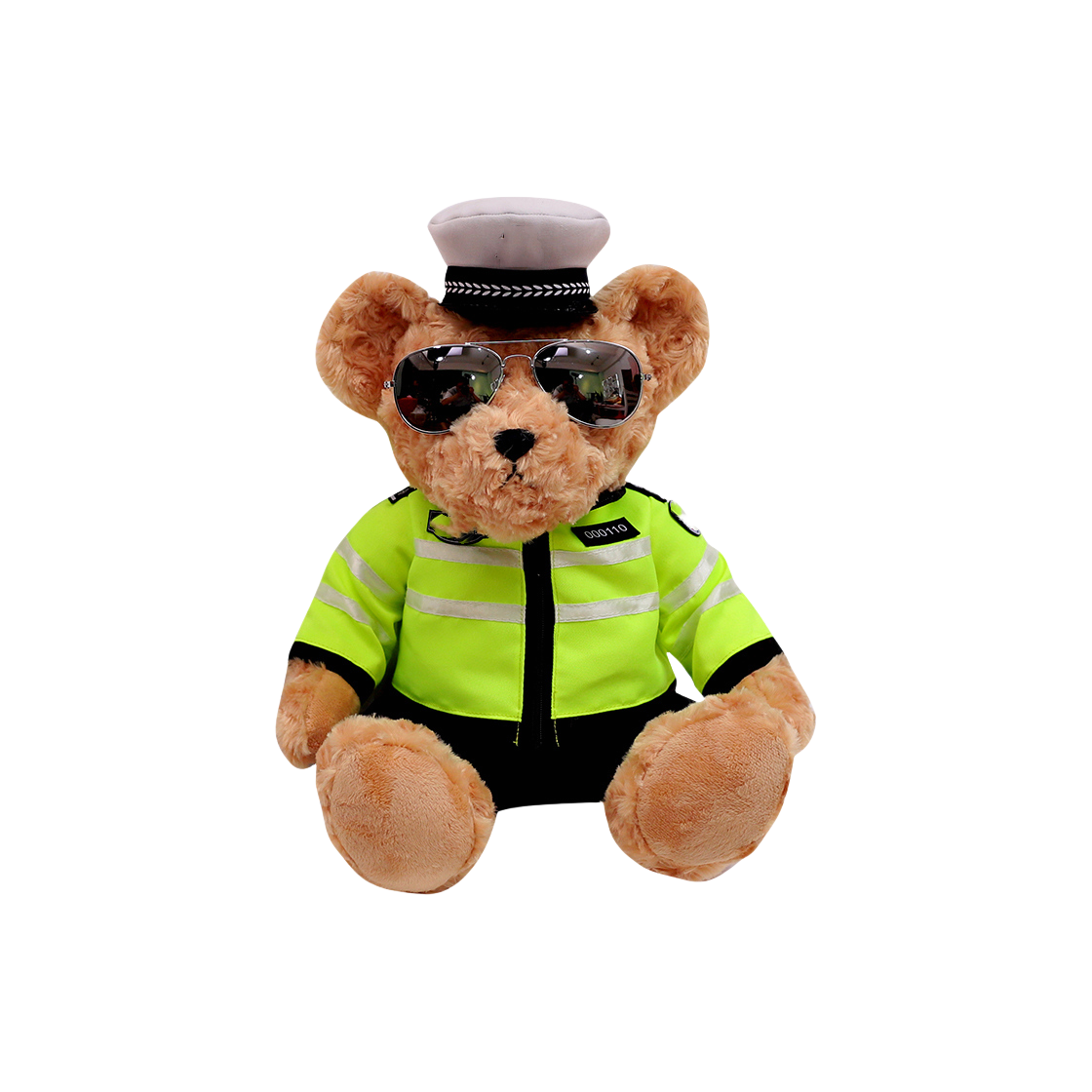 Плюшевая кукла унисекс AOAOXIONG Traffic Police Bear, 35CM EU