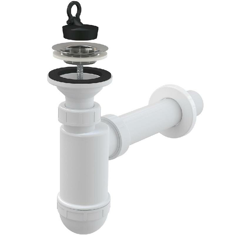Сифон для раковины Alcaplast AG210512140 (A41) Хром