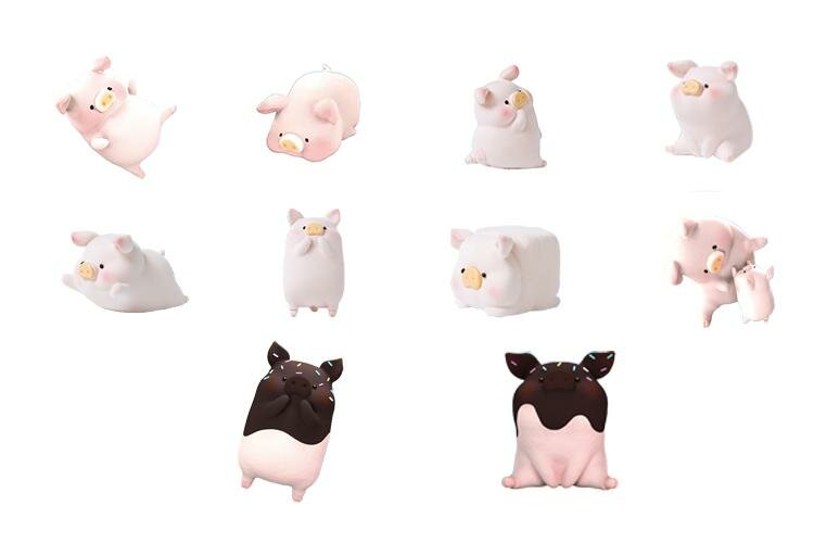 Коллекционные фигурки унисекс 52TOYS Lulu Pig Classic 2, 3 шт.