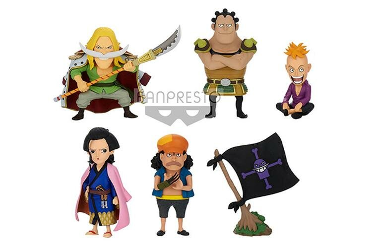 Фигурки унисекс BANPRESTO One Piece Wano Country Memories Chapter 3, набор 6 шт.
