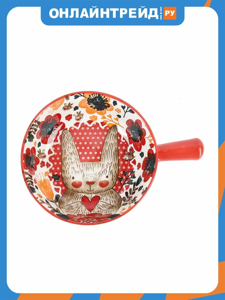 Емкость для запекания Nouvelle "Kawaii Forest Bunny" 650 мл, 22х16х5,5 см (0860426)