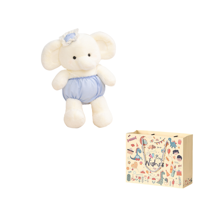 Плюшевые игрушки унисекс MIXIANG Милые слоники успокаивающие куклы, 45CM EU