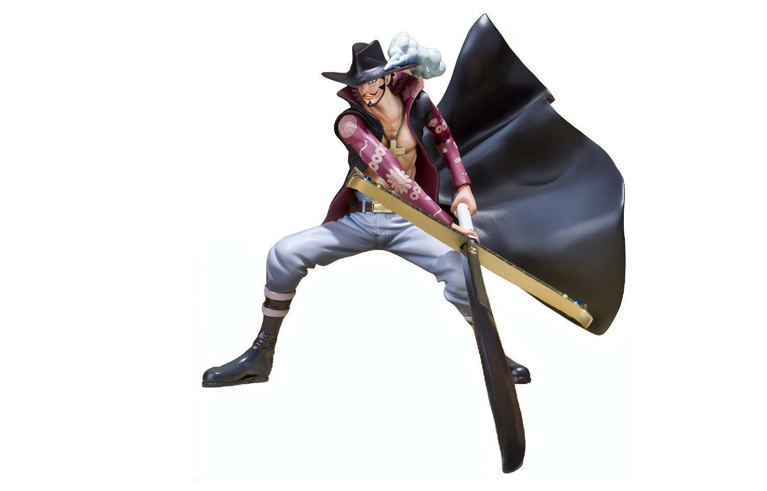 Фигурка унисекс BANDAI Dracule Mihawk Figurarts Zero One Piece, Hawkeye, Battle Edition
