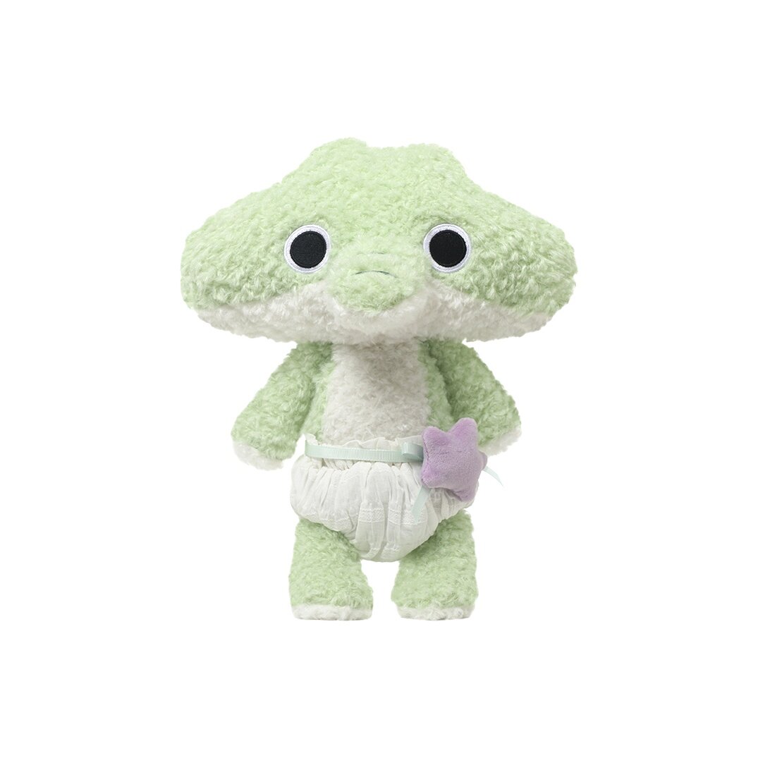 Игрушка-антистресс унисекс ZHUOQU Juvenile Dew Crocodile-Diaper плюшевая кукла, 28 см