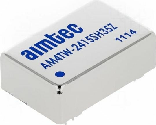 AIMTEC AM4TW-2415SH35Z Преобразователь: DC/DC, 4Вт, Uвх: 9-36В, 15ВDC, Iвых: 265мА, DIP24, 1шт